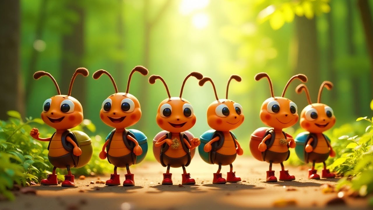 Ants on Parade Song 🐜 | Marching Ants Nursery Rhyme for Kids | Kids ...