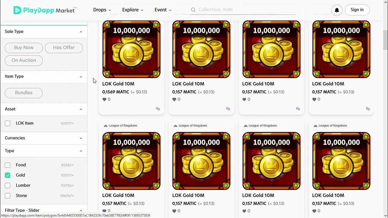 Vender recursos NFT de League of Kingdoms en PlayDapp con Metamask - Sell LoK NFT on PlayDapp ...