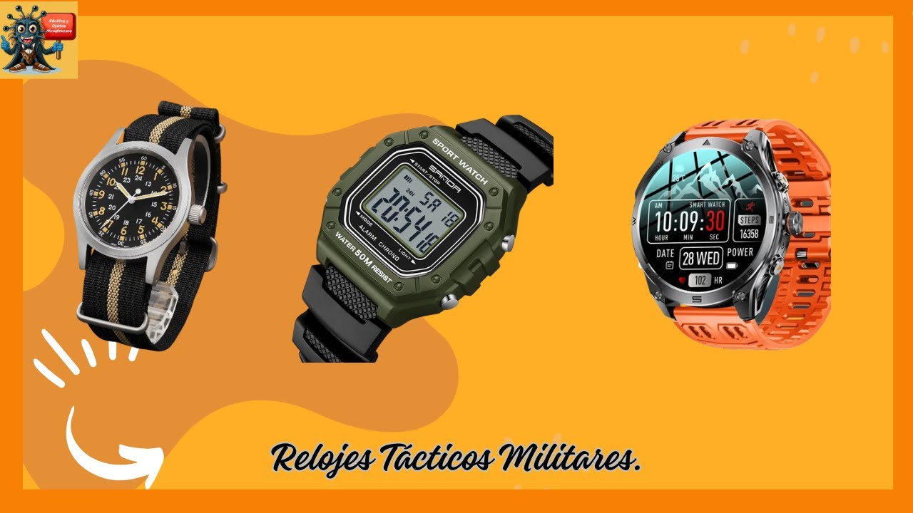 🧭Los 3 mejores Relojes militares de 2025 🧭Relojes tácticos militares ...