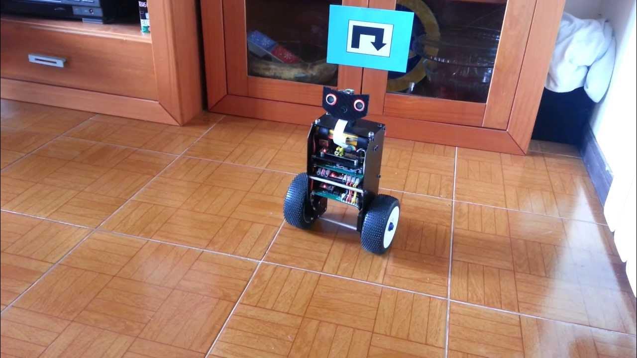 RS4 - Self balancing Raspberry Pi OpenCV image processing Robot Update 1 - YouTube