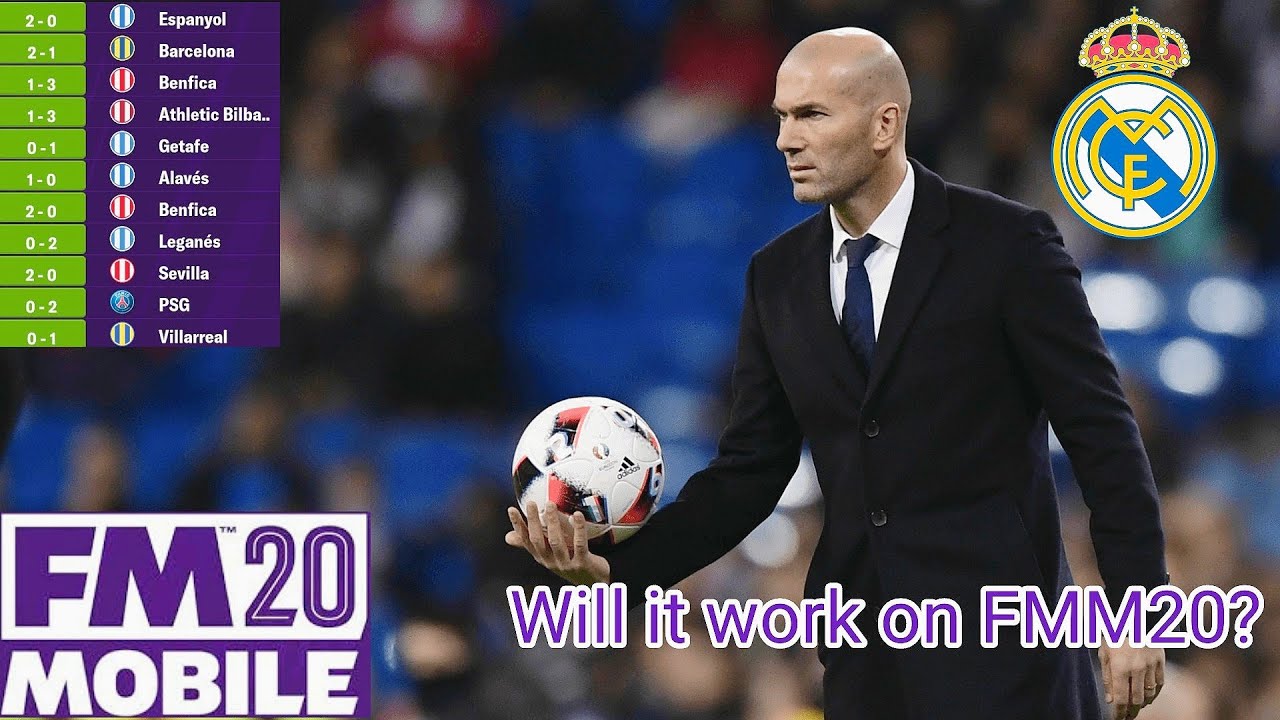 Zinedine Zidane's TACTIC (4-3-3)- Football Manager 2020 Mobile - YouTube