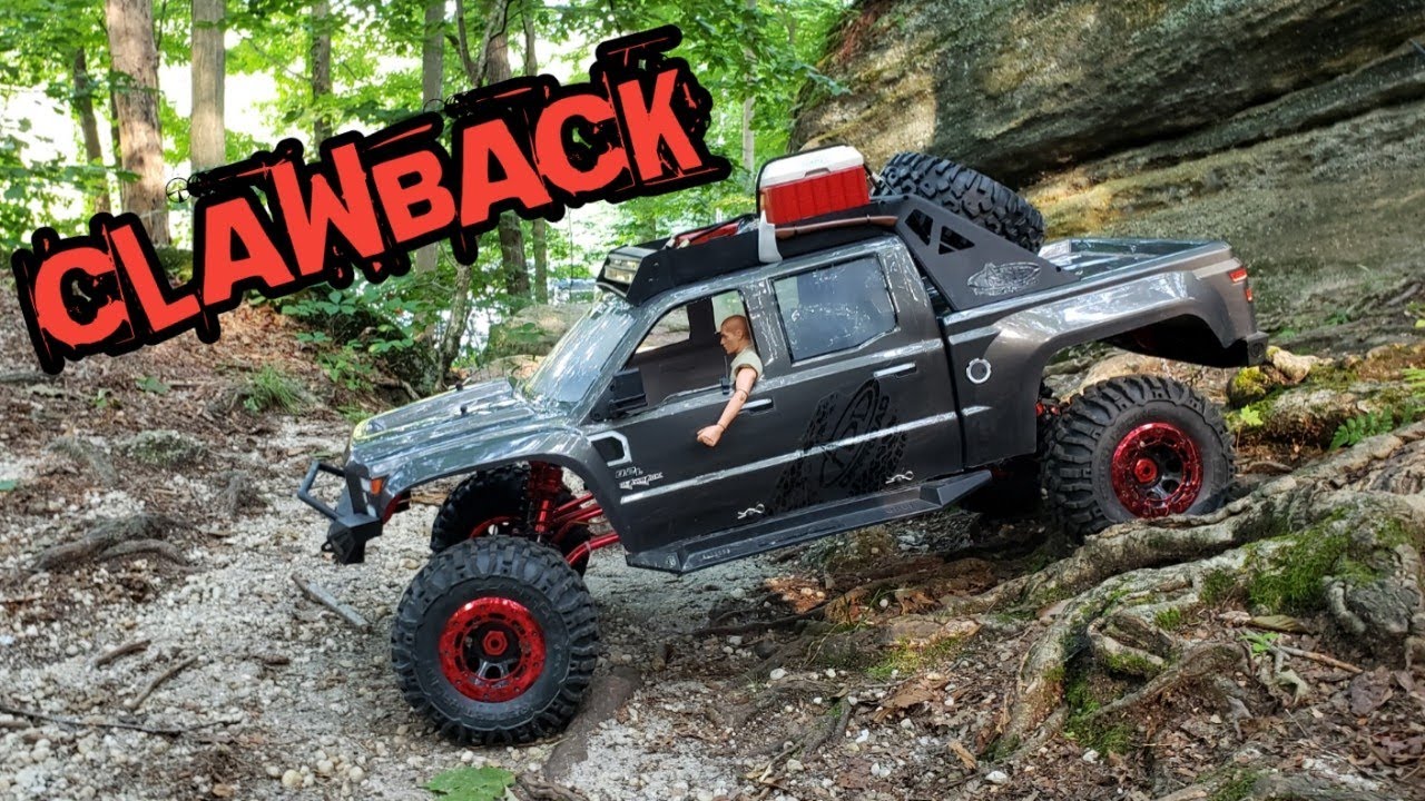 Redcat Clawback 1/5 scale crawling with Particle Man - YouTube