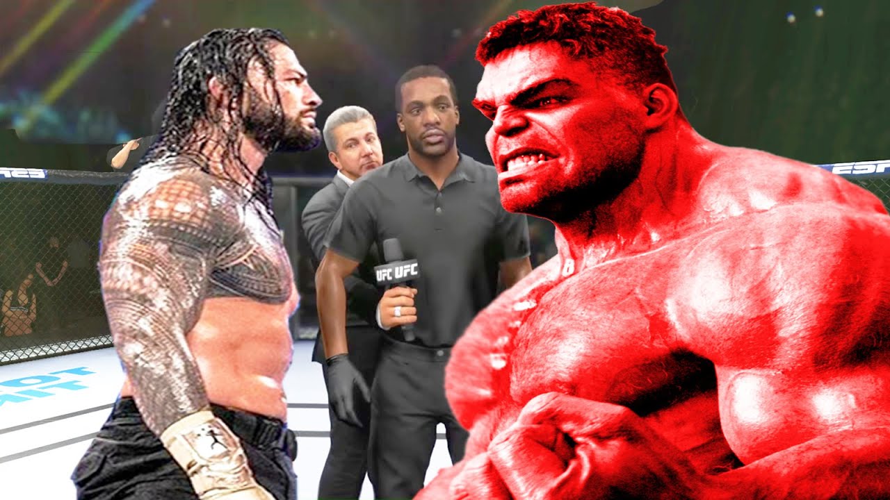 UFC 4 | Roman Reigns vs. RED HULK (EA Sports UFC 4) - YouTube