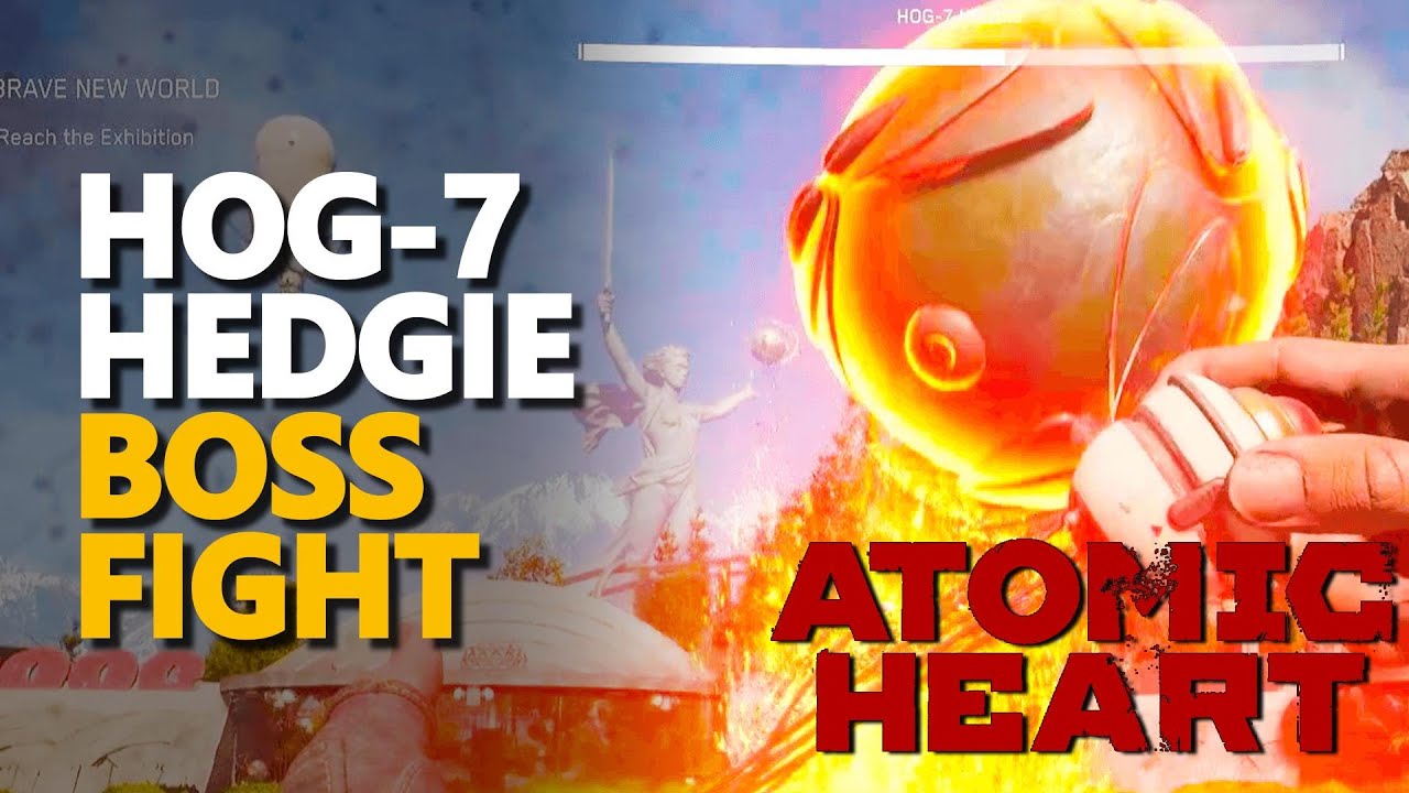 Hog-7 HEDGIE Boss Fight Atomic Heart - YouTube