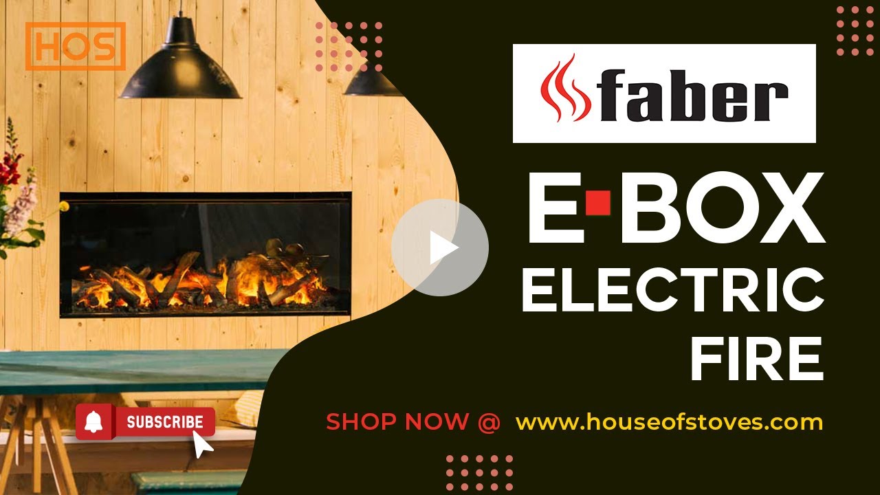 FABER E BOX 1000 450 Electric Fire - YouTube