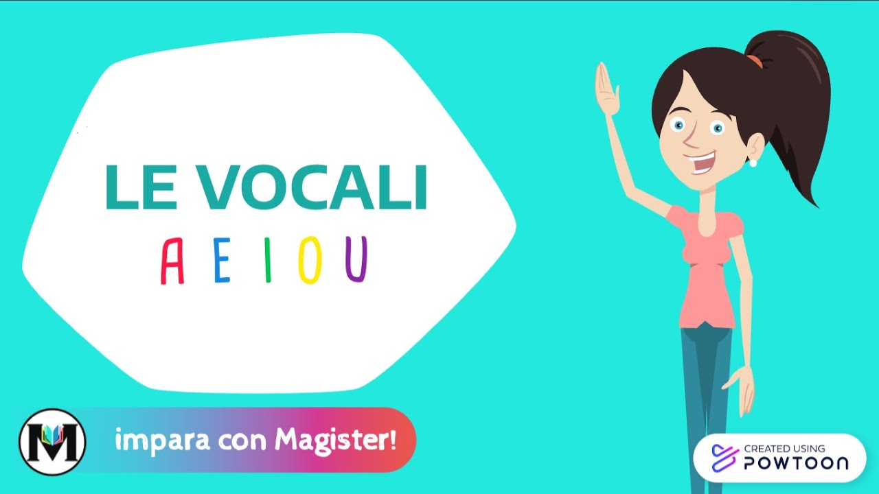 Le vocali A E I O U | ITALIANO - Classe 1a - YouTube