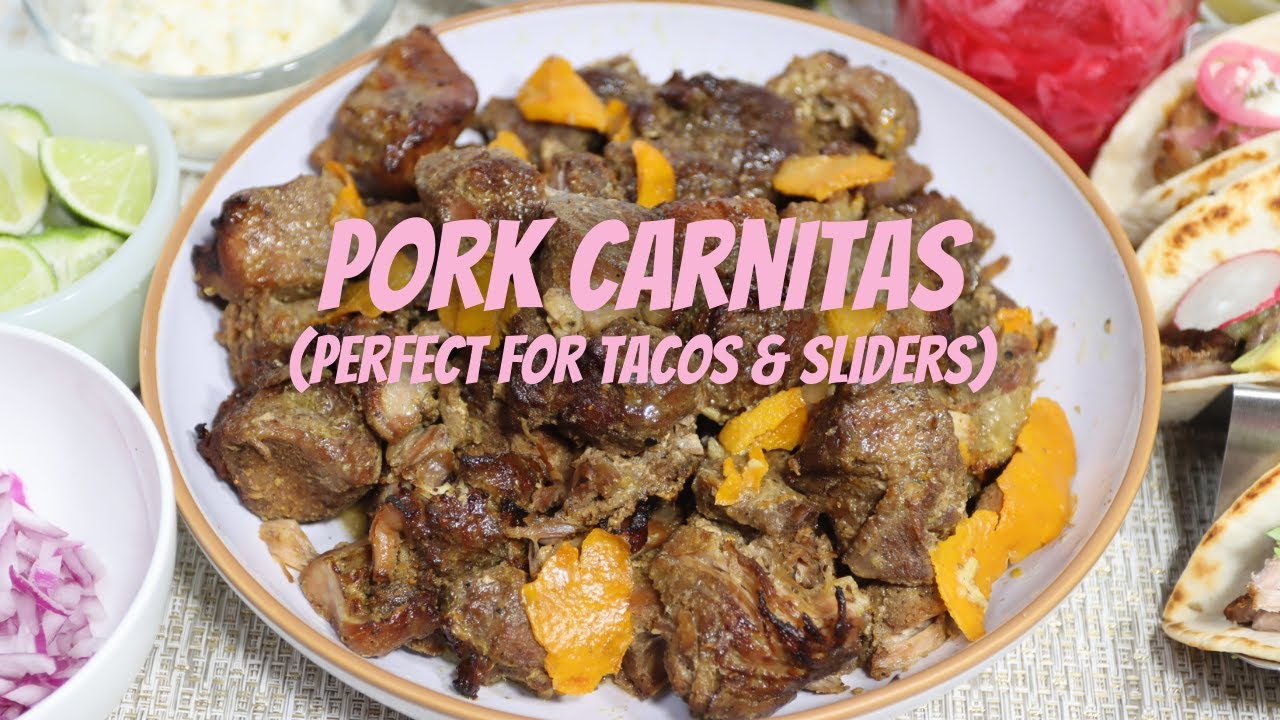 Pork Carnitas (Perfect for TACOS and Sliders!) - YouTube