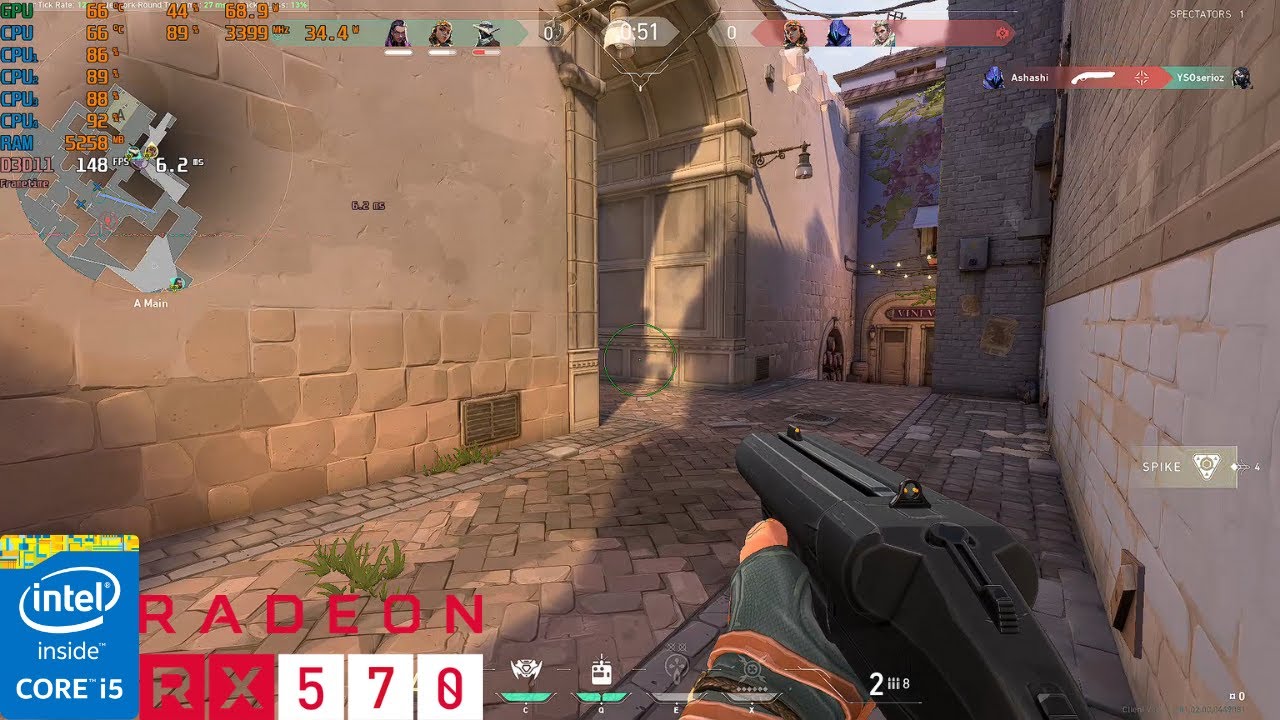 Valorant Benchmark on Intel i5 4570 | AMD RX 570 4GB | 8 GB RAM (High ...