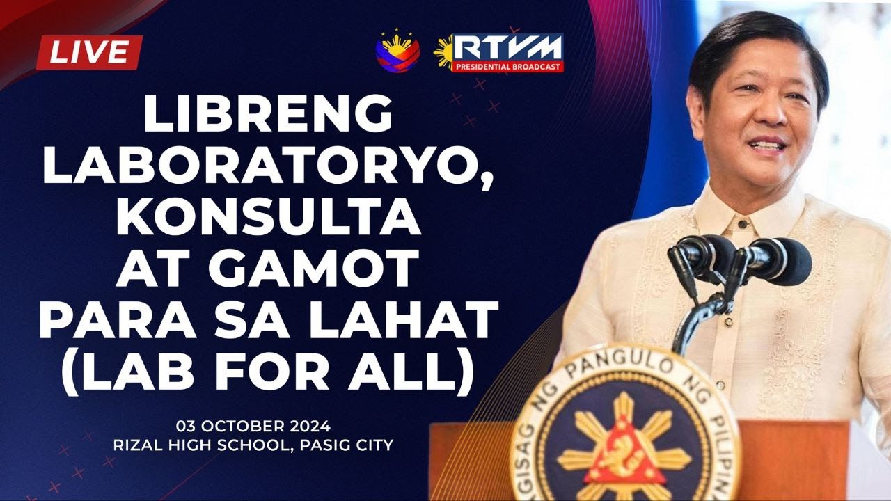 LAB for ALL in Pasig City 10/03/2024 - YouTube