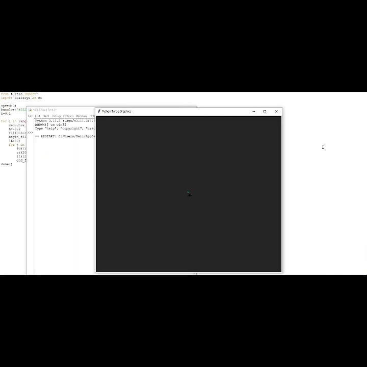 Python Turtle Graphic Design😜😜🥰🥰 Python Coding Status 😍😜 Shorts Programming Turtle Python