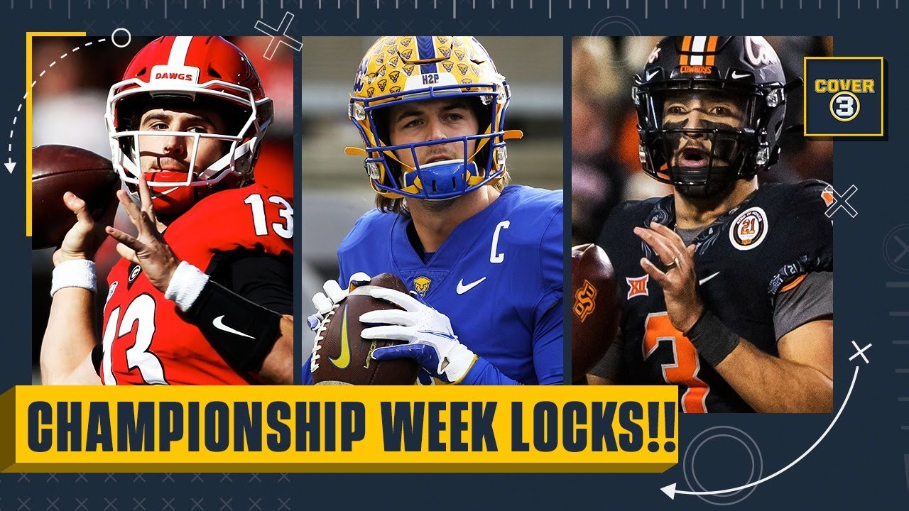 College Football Championship Week Locks!: Alabama! Georgia! Big 12 ...