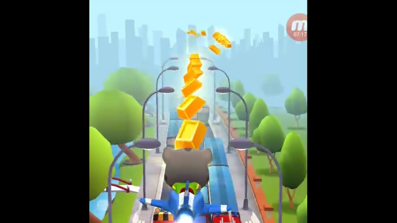 Talking tom gold run - gameplay | plane - YouTube
