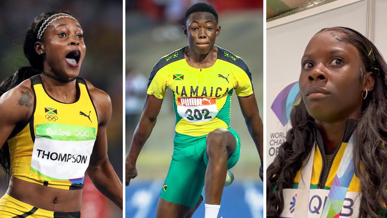 Elaine Thompson & Shericka Jackson SHOW MASSIVE RESPECT To Jaydon ...