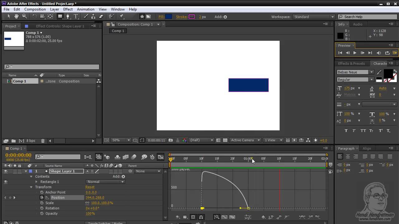 Position Graph Animation - Tutorial Motion Graphics Adobe After Effects ...