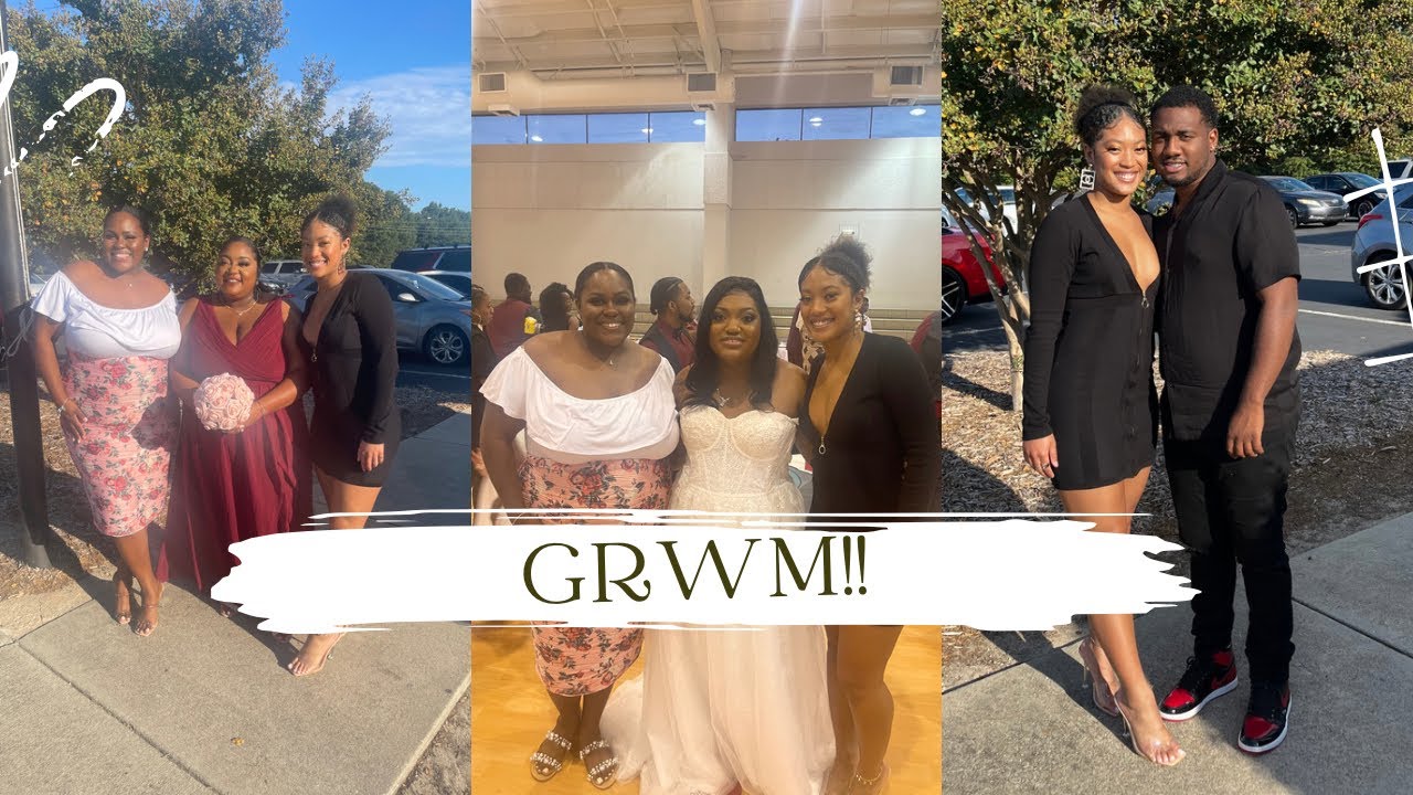 GRWM(for a wedding)!! - YouTube