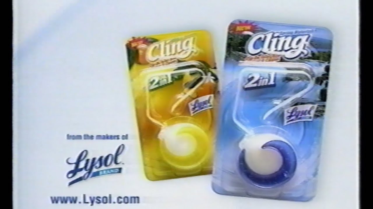 Lysol Cling Commercial from 2003 - YouTube