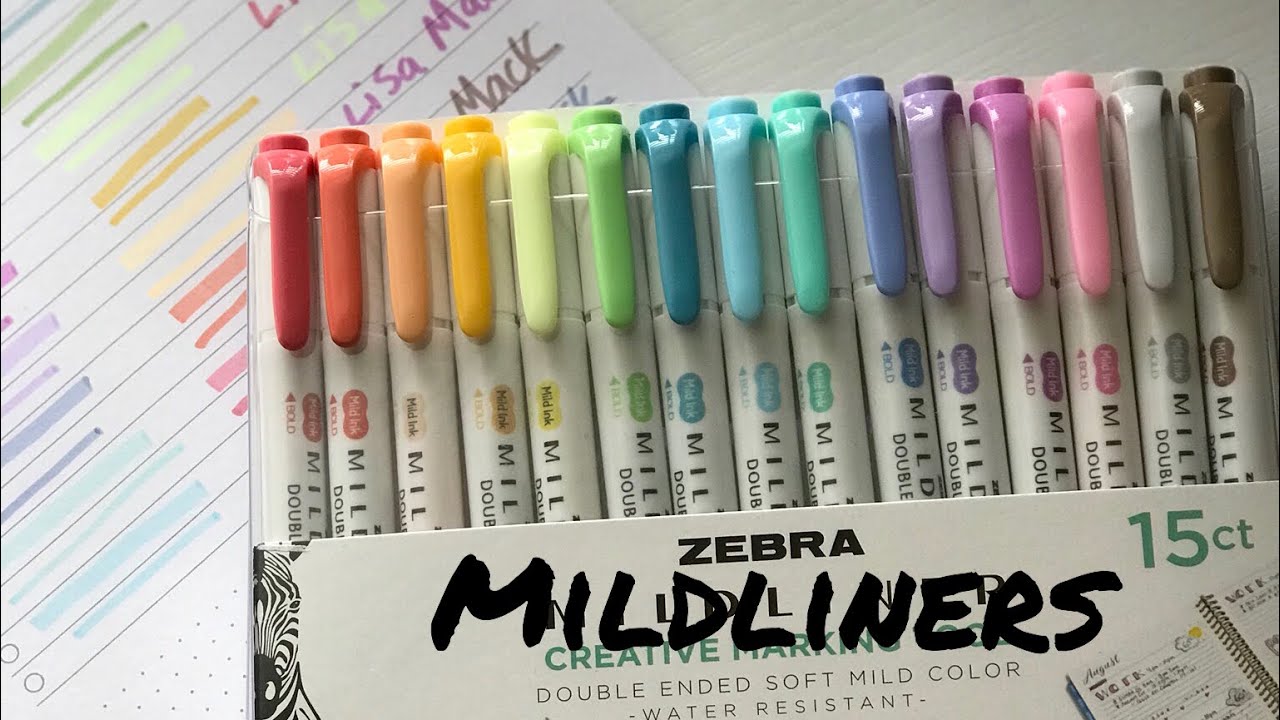 🦓 Zebra Mildliner Review 🦓 - YouTube