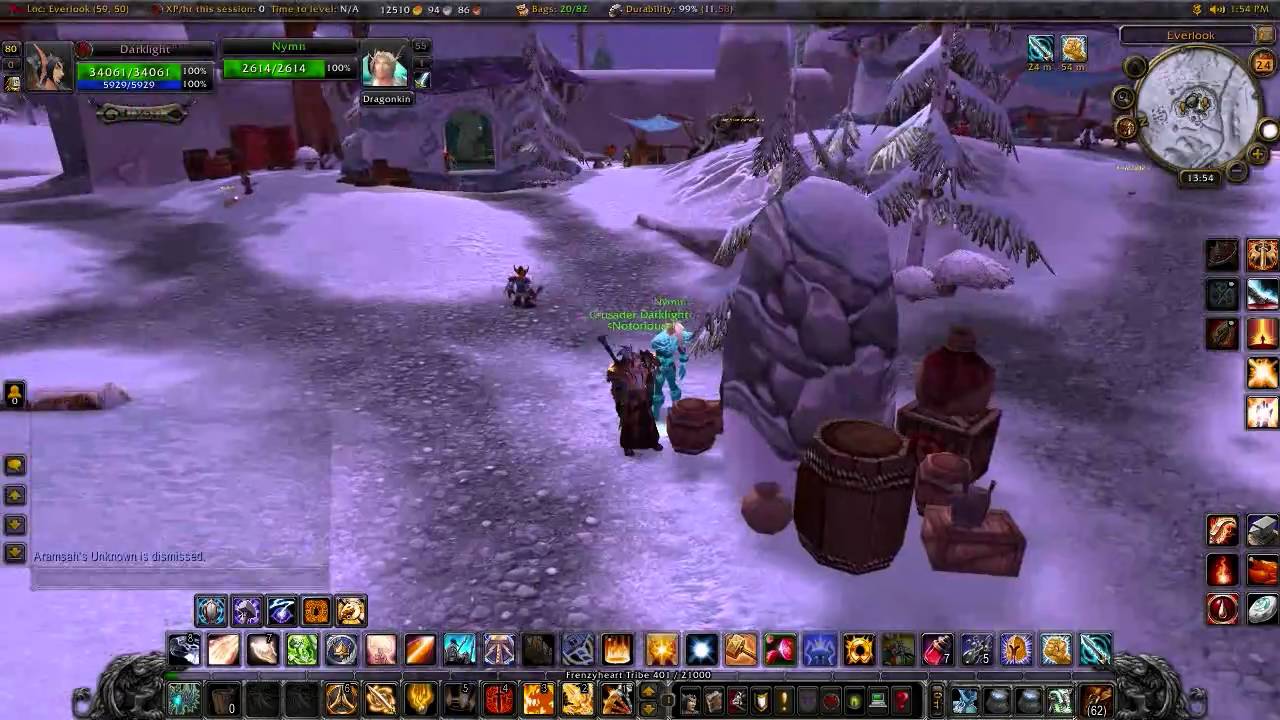 WoW Nyhm NPC (Nymn) Everlook - YouTube