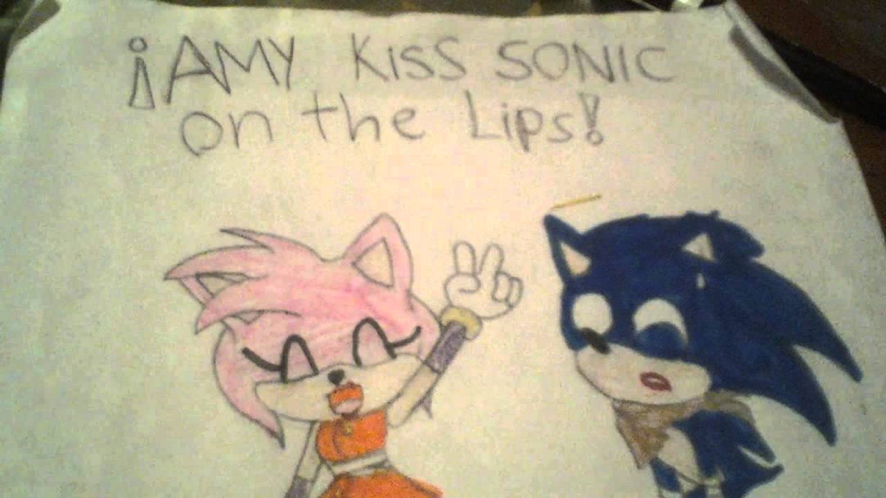 AMY KISS SONIC ON THE LIPS! LOL (SONIC BOOM OVERALL ENTHUSIASM PARODY ...