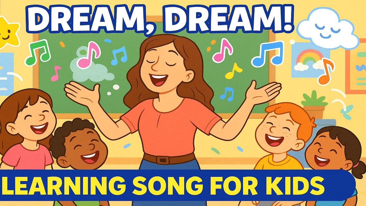 Dream Song for Kids 😴 Brain Science Made Fun! | Nursery Rhyme with ...