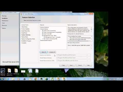 Microsoft Sql Server 2014 management studio (Instalacion) - YouTube