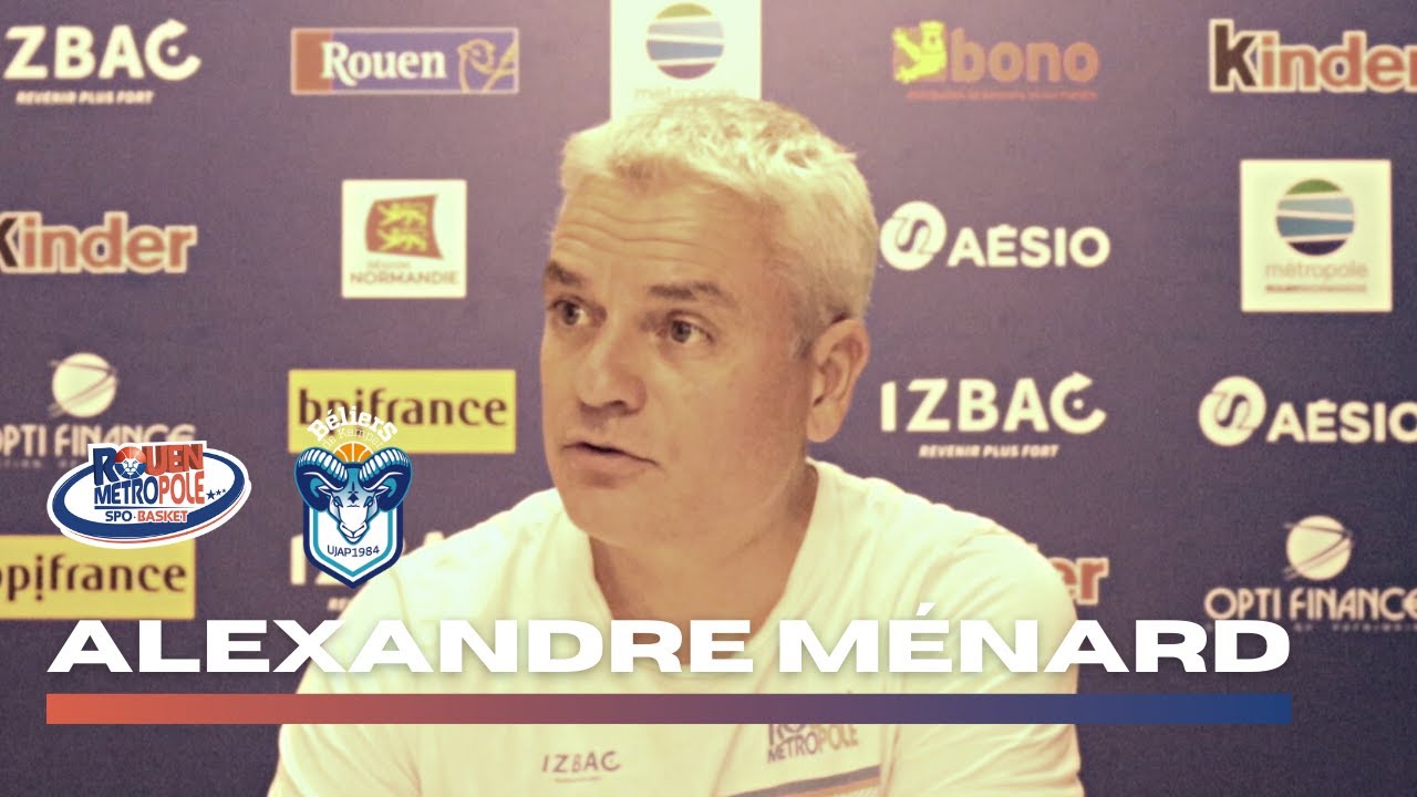 RMB vs Quimper l Alexandre Ménard "Un match à deux vitesses" - YouTube