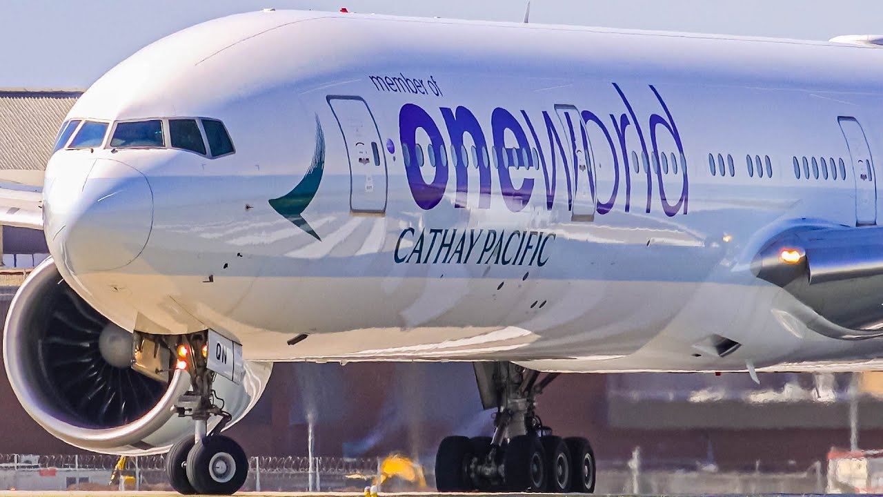 7 Stunning B777 Take offs | B777 | Melbourne Airport Plane Spotting ...