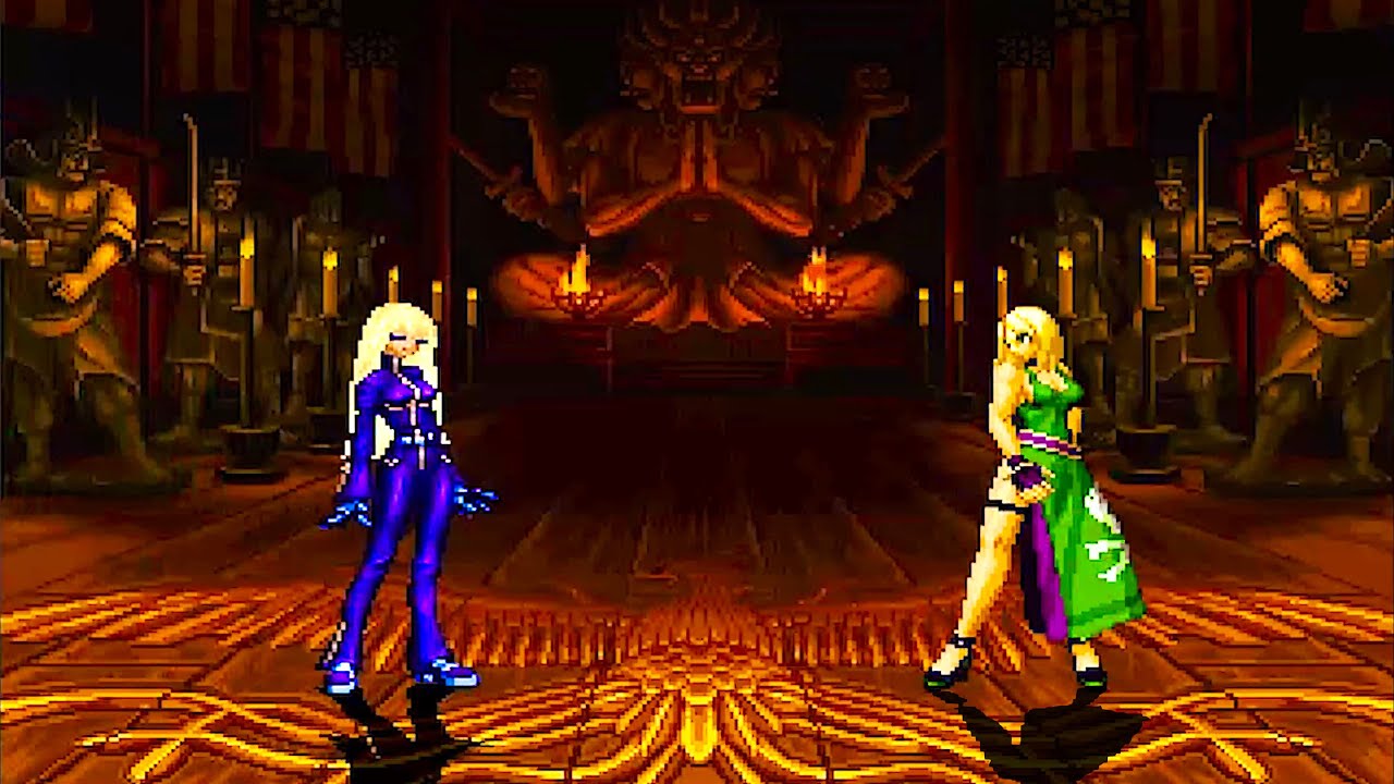KOF Mugen) Kula diamond Vs Bonnie Jenet - YouTube