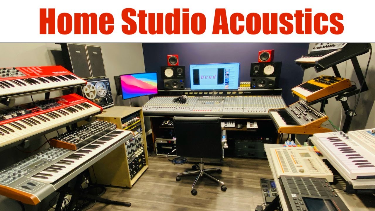 My Home Studio Acoustic Treatment! - YouTube
