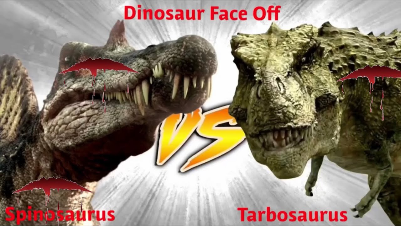 Dinosaur Face Off spinosaurus vs Tarbosaurus - YouTube