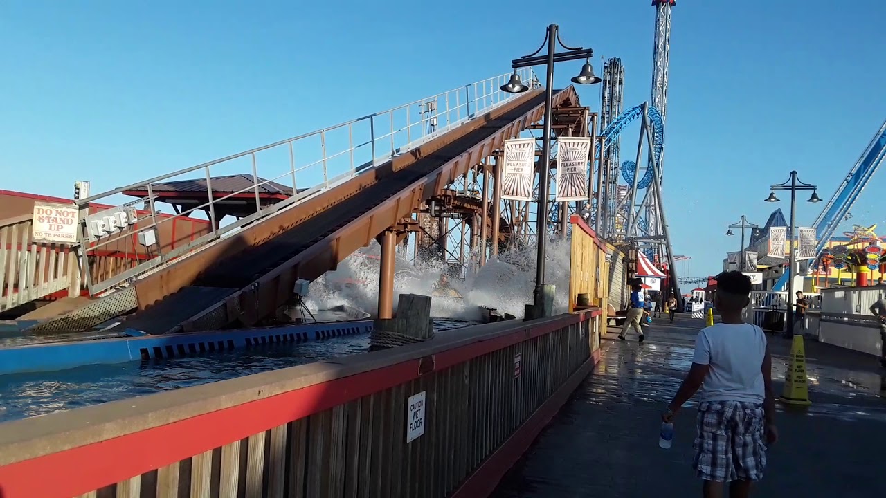 Log Ride At The Fair - YouTube