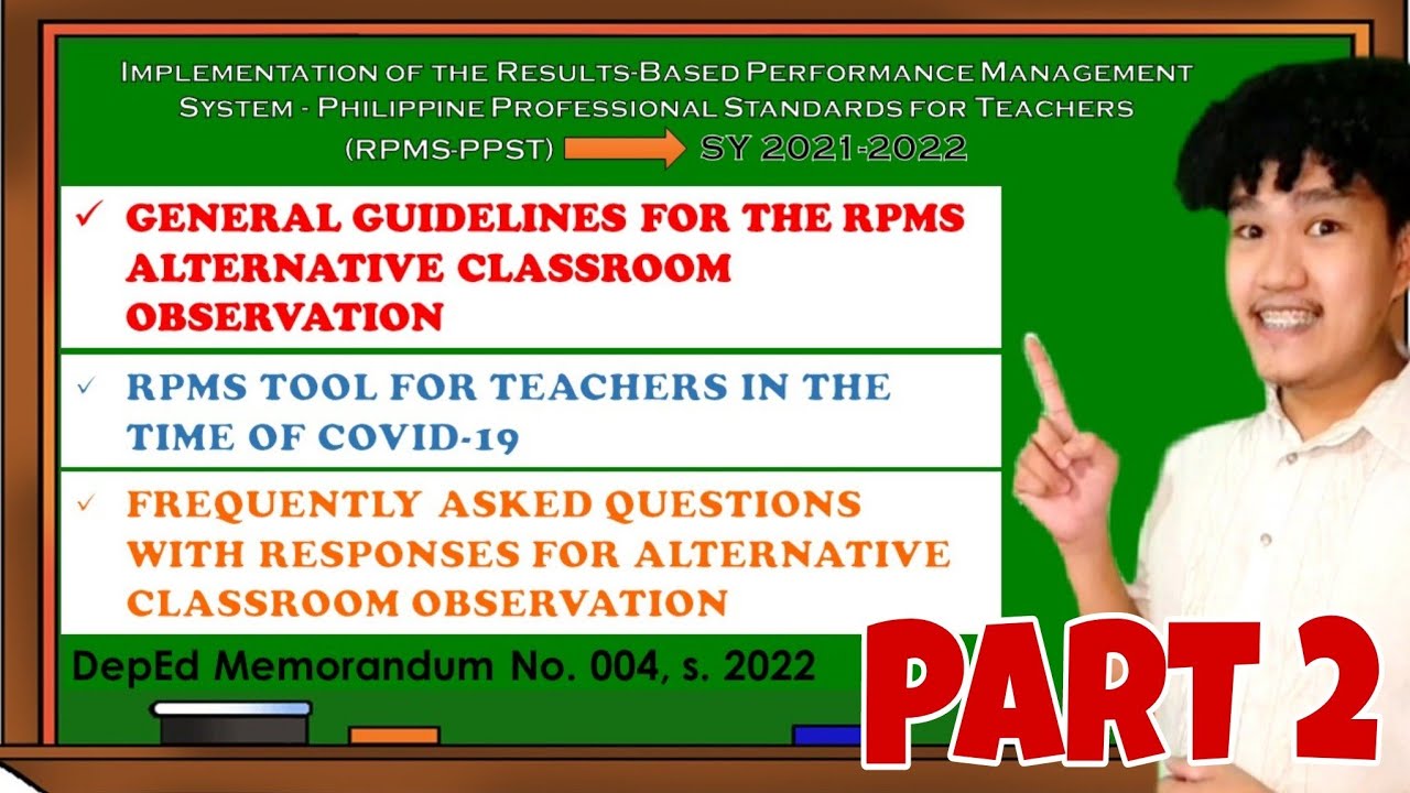 RPMS - PPST | DEPED MEMO NO.4 S. 2022 | RPMS TOOL | FAQS | SY 2021 ...