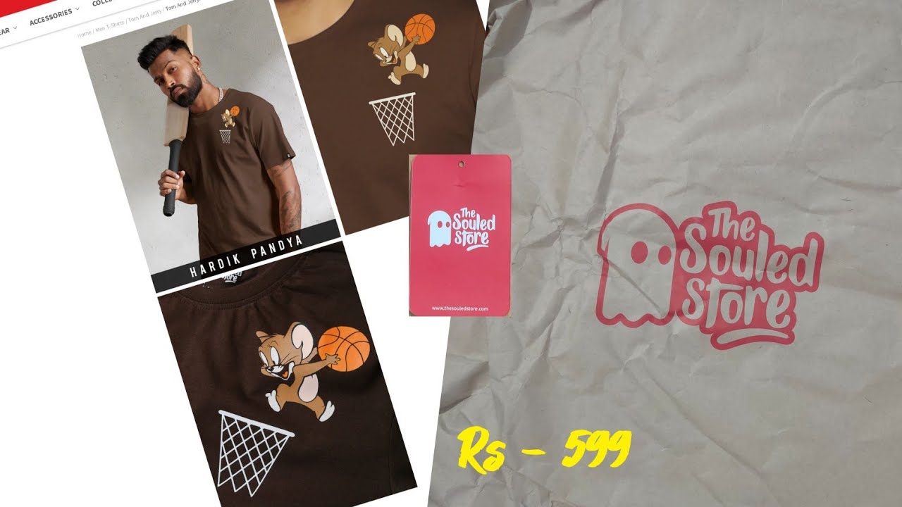 T SHIRT 👕 ON THE SOULED STORE - YouTube