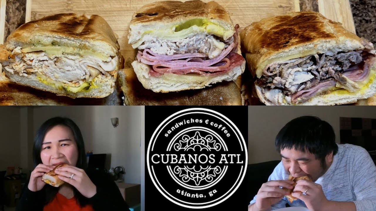 Delicious Cuban Sandwiches from Cubanos ATL #foodreview #foodvlog - YouTube