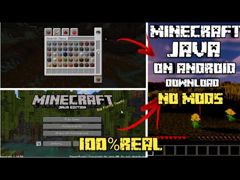 MINECRAFT JAVA ON ANDROID (NO MODS) @onepixelgamer - YouTube