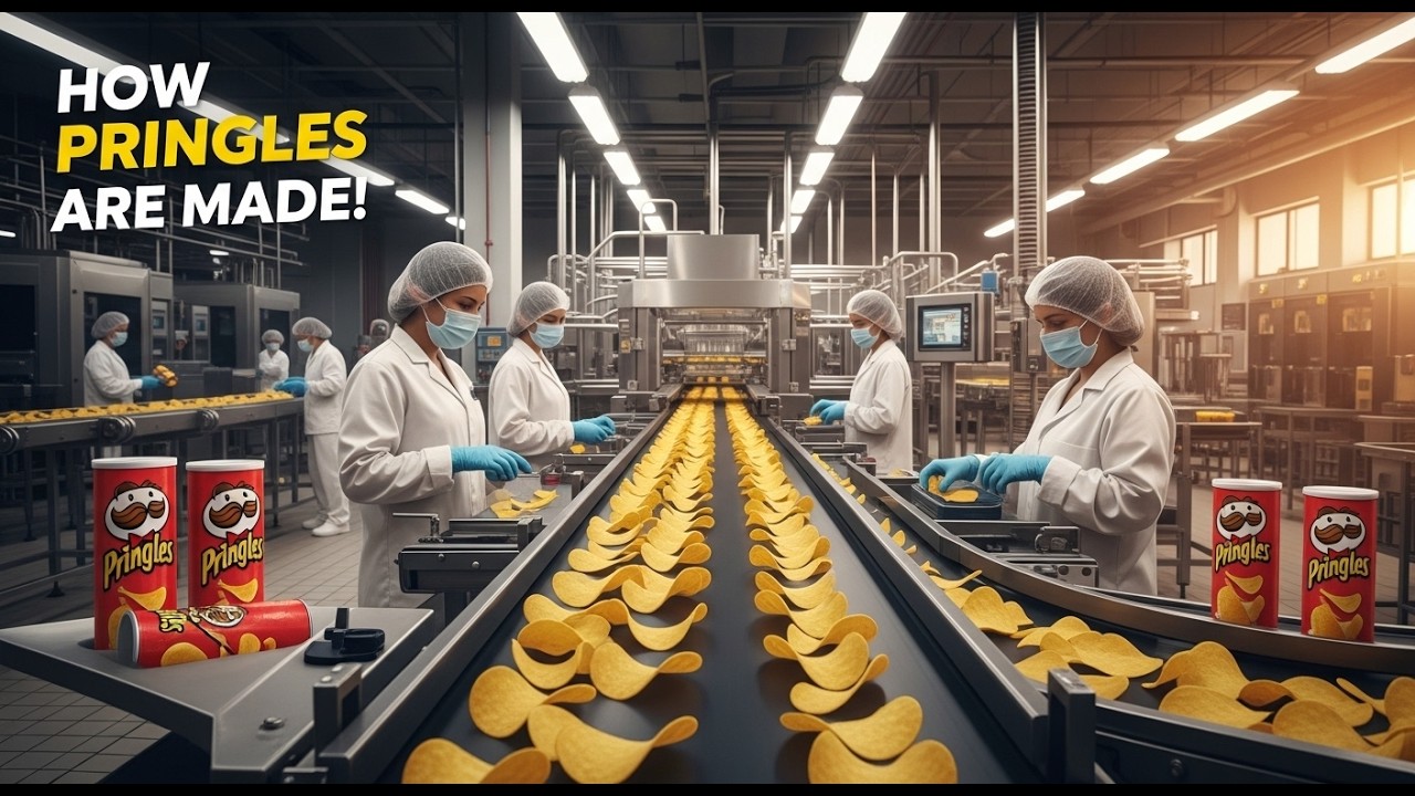 How Pringles Chips Are Made in a Factory – Step-by-Step Production ...