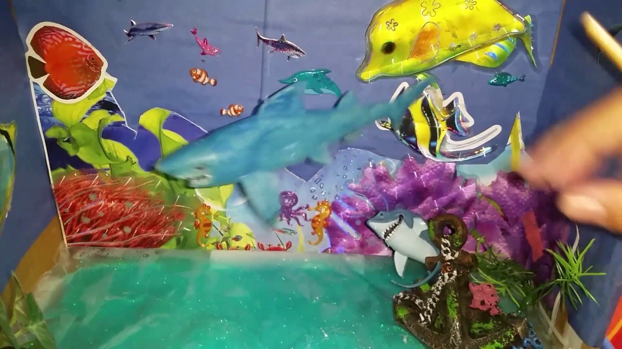 Shark diorama by mouzzan - YouTube