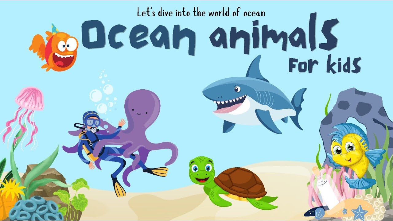 🤿Sea Animals for Kids🐠|| Aquatic life under the Sea🦭 || Sea Creatures 🐋 ...