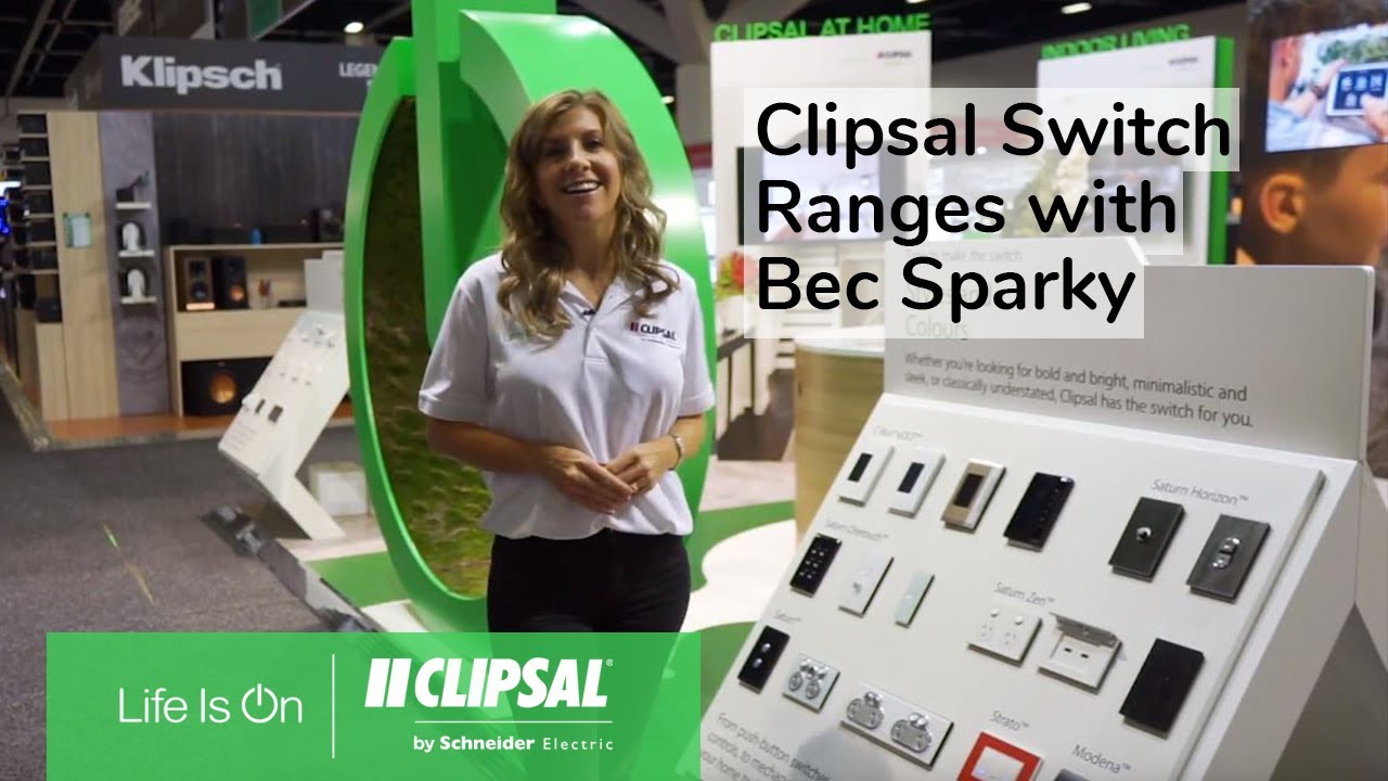 Clipsal Switch Ranges - YouTube