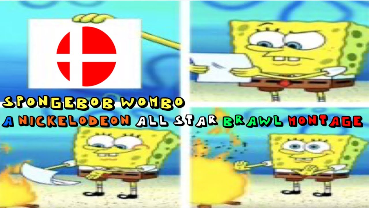 Spongebob Wombo? (A Spongebob Nickelodeon All-Star Brawl Montage) - YouTube