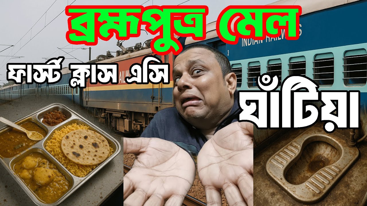 GHATIA service on First Class AC coach in 15657 Brahmaputra Mail - YouTube
