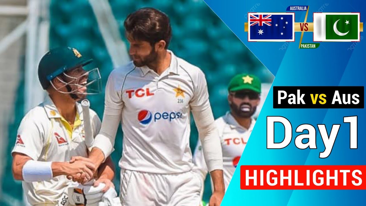 pak vs aus test highlights 2023 | Pak vs Aus 1st Test Match Highlights ...