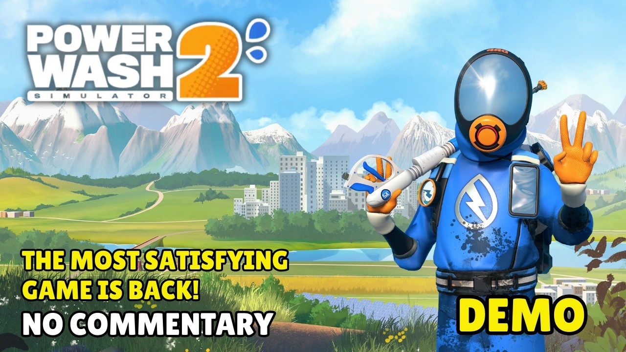 The MOST SATISFYING Game is Back! POWERWASH SIMULATOR 2 Demo First Look ...