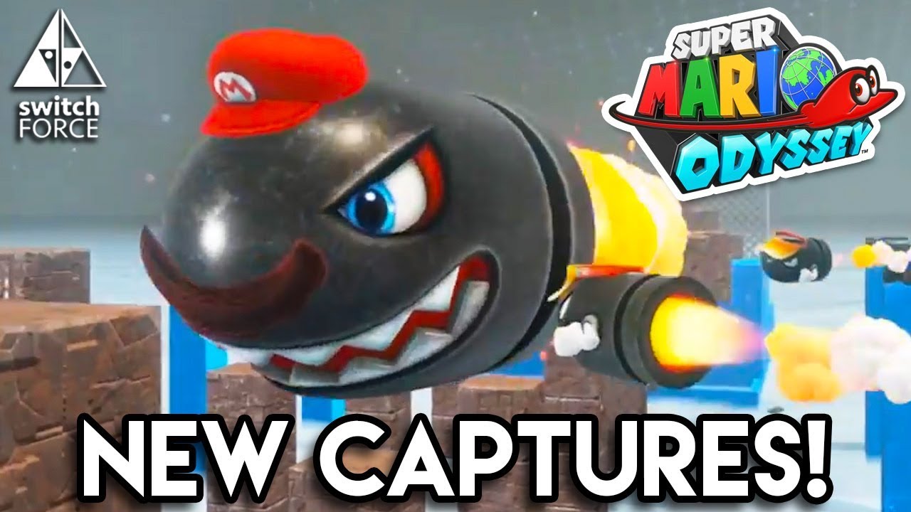 NEW Captures + NEW Areas Revealed In New Super Mario Odyssey Ads! - YouTube