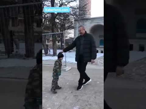🇦🇿Prezident İlham Əliyevin Şuşada 4 yaşlı Asiflə maraqlı dialoqu...