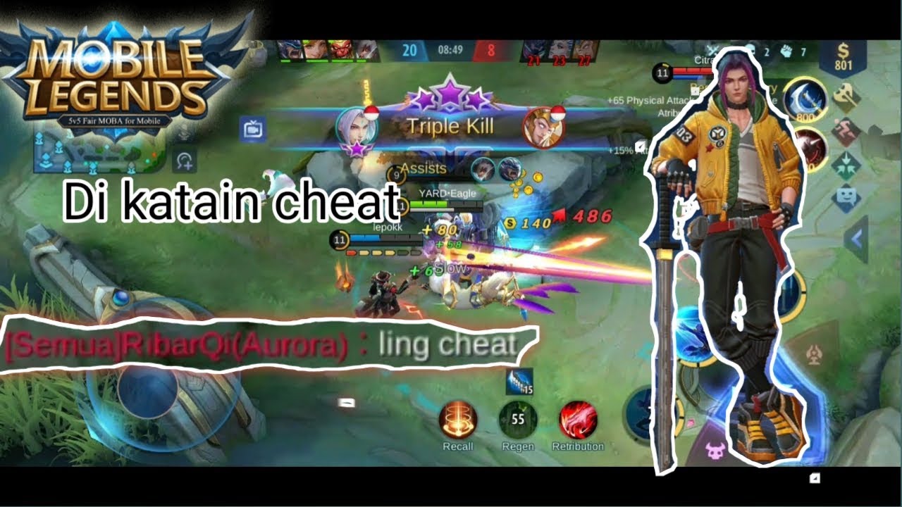 Game Play Ling. Pake Skin Starlight | Mobile legends - YouTube