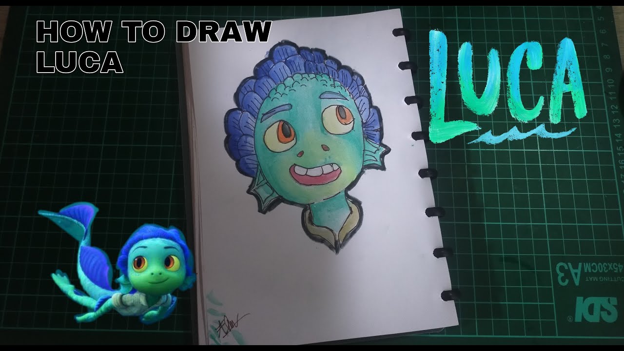 HOW TO DRAW LUCA - YouTube