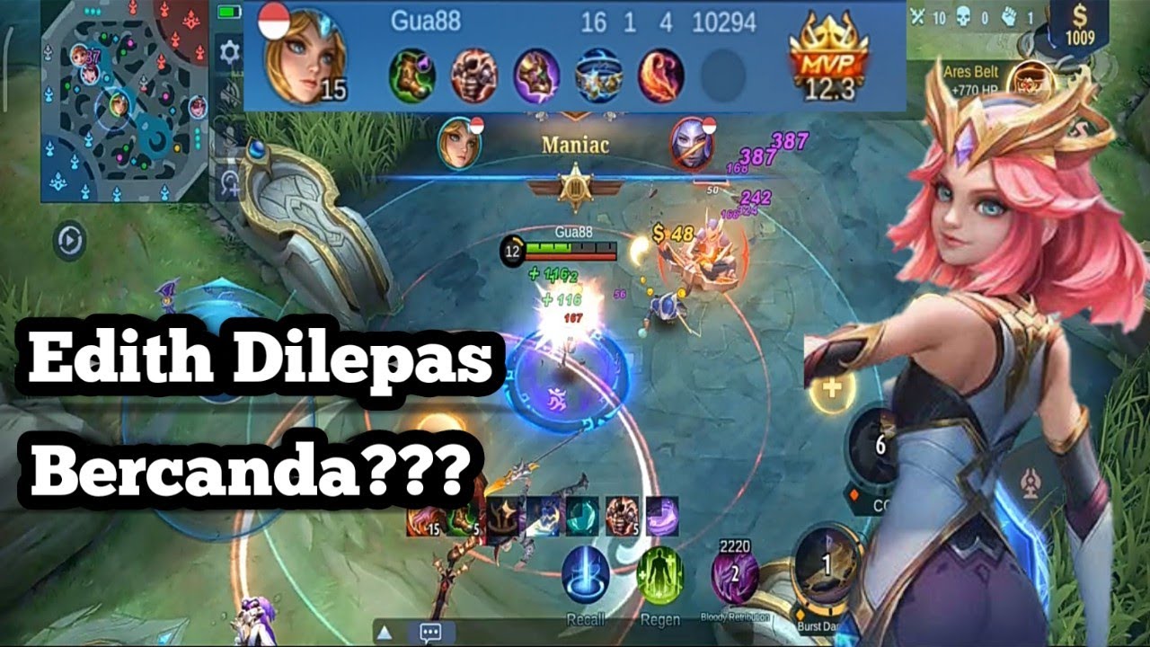 Edith Hyper || Maniac Boy • New Meta - Mobile Legends - YouTube