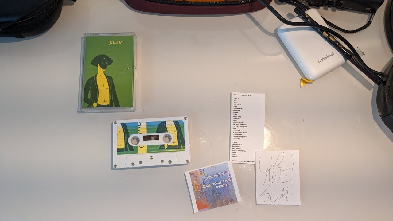 Illuminated Paths vaporwave cassette unboxing (Part 2!!) - YouTube