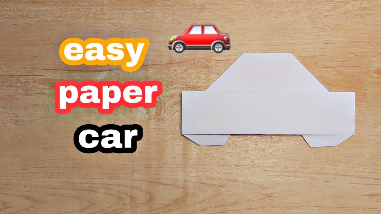 como hacer carro de papel facil || kak legko sdelat' mashinu iz bumagi ...